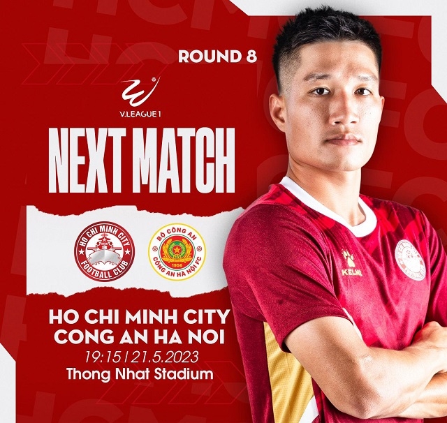 Trực tiếp bóng đá TP.HCM - Công an Hà Nội, V.League 2023 - Xem bóng đá trực tuyến TP.HCM vs CAHN